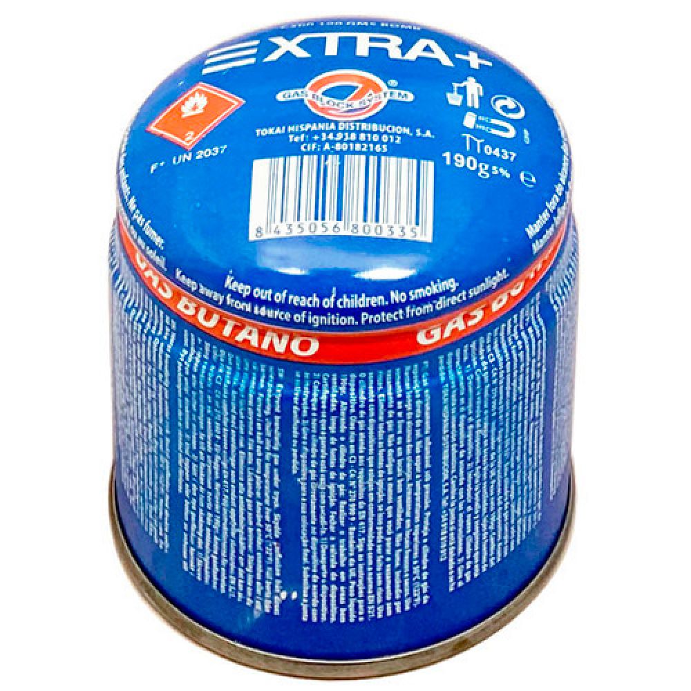 Bombona de gas 190 gr - Hispacachimba
